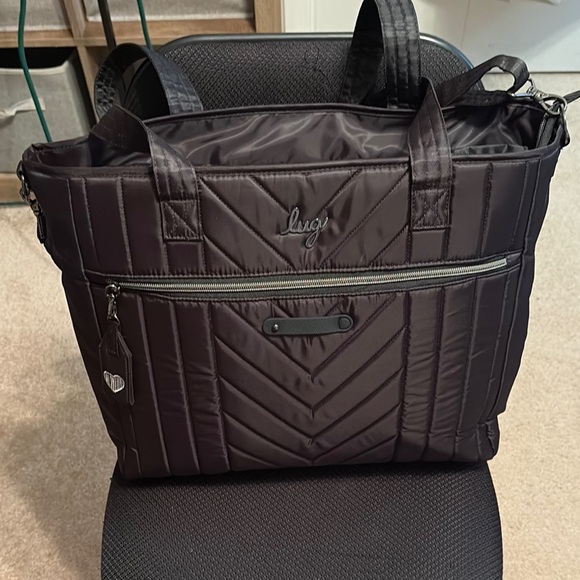 lug | Bags | Lug Quilted Tote Bag Black | Poshmark